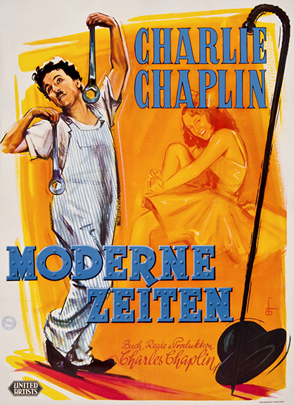 Charlie Chaplin Modern Times Poster